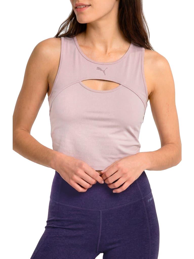 PUMA PUMA Shape Keyhole Performance Cropped Tank
